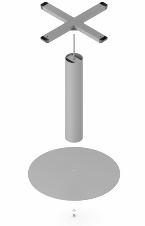 Metal Table Base System BOMA - VOGA