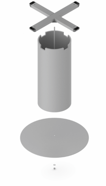 Metal Table Base System BOMA - VOGA