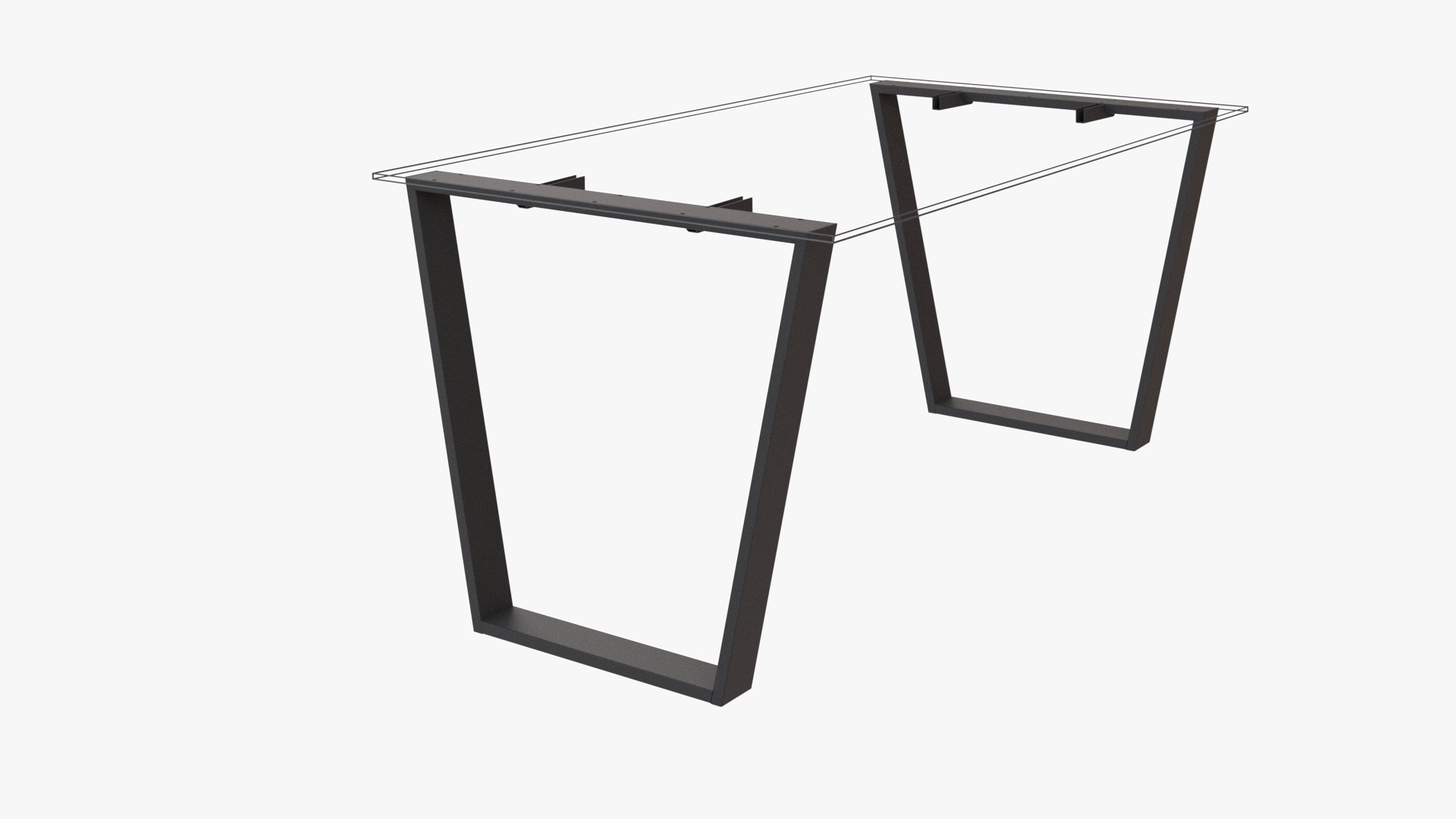 Metal Table Base System U-LEG - VOGA