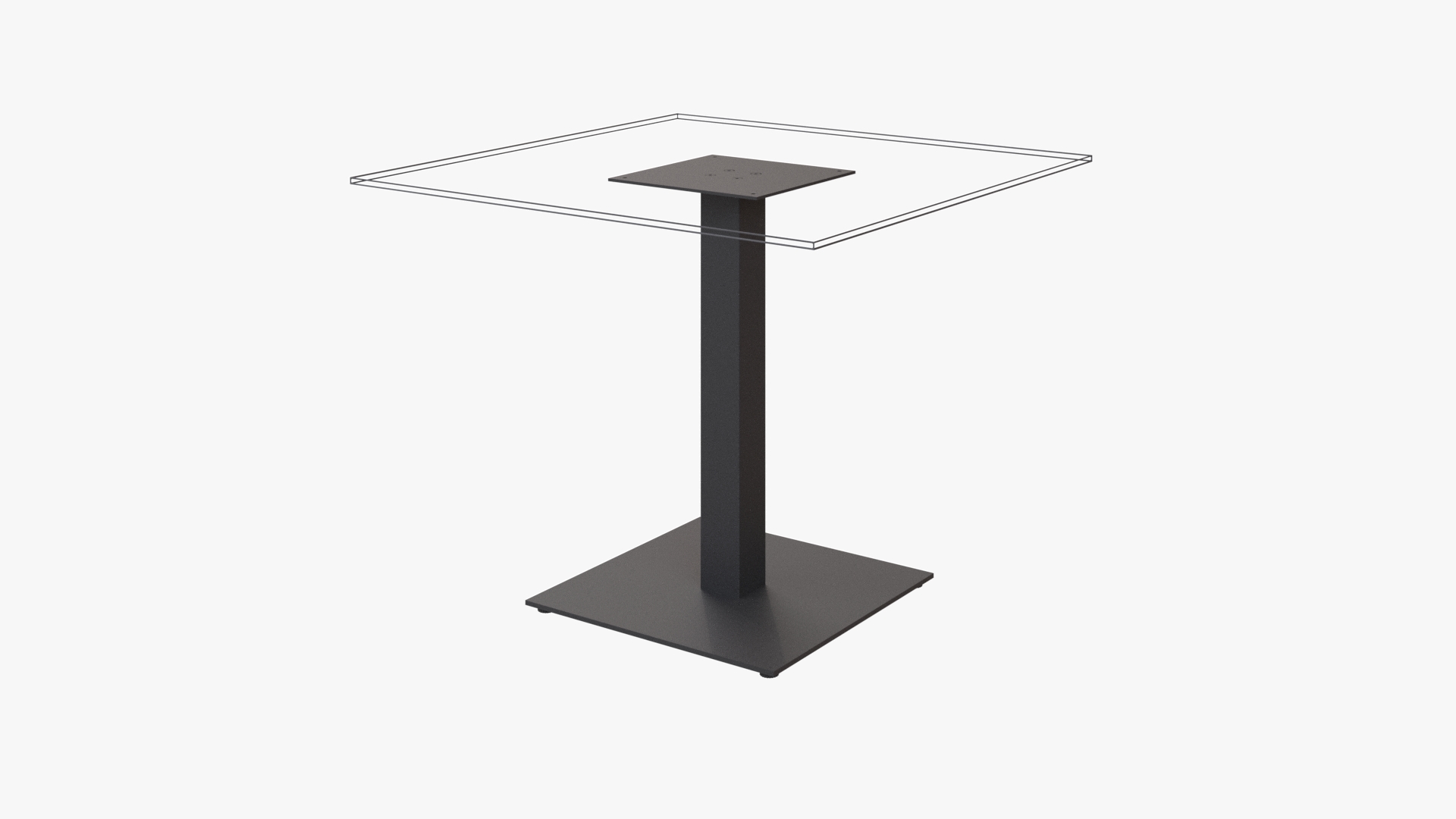 Metal Table Base System GAST - VOGA